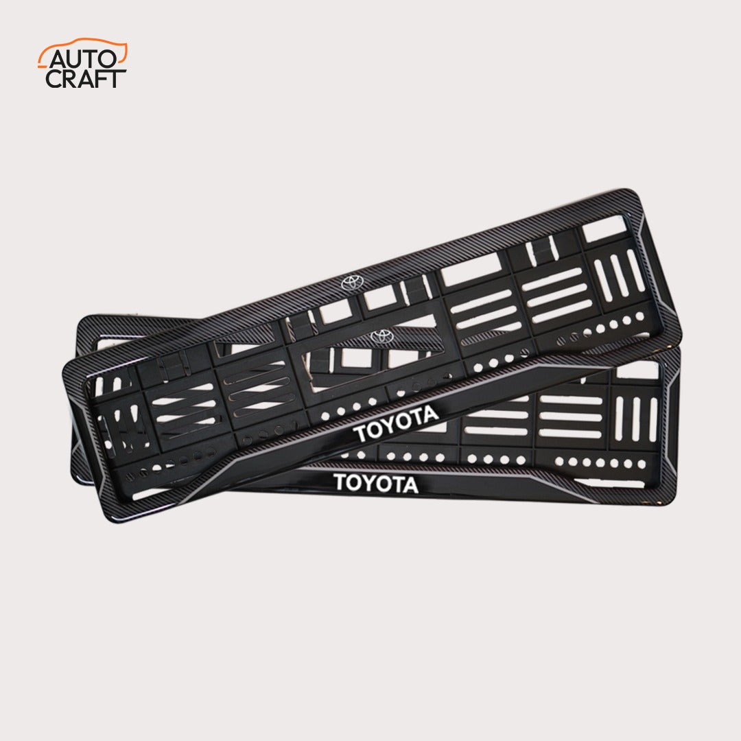 Toyota License Plate Frame - Durable & Stylish – Autocraft